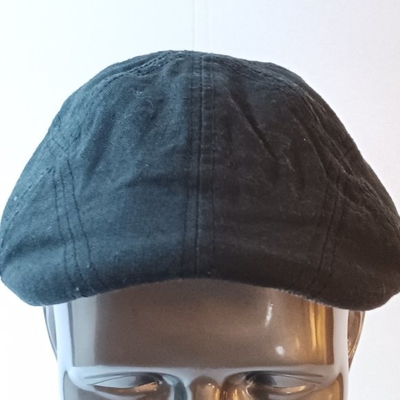 Black Rivet | Accessories | Black Rivet Newsboy Mens Flat Cap Ml Black ...